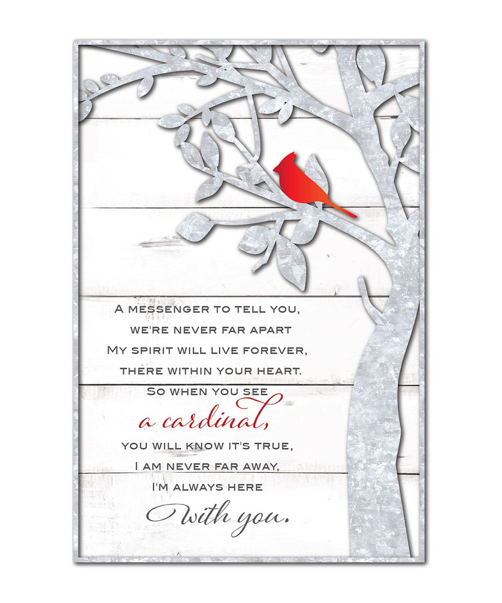Plaque - Cardinal Message – The Remembrance Center
