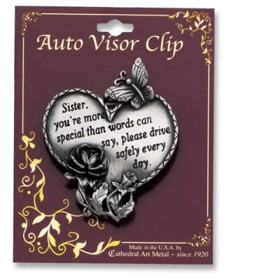 Visor Clip - Sister - "You're More Special Than Words..." – The ...