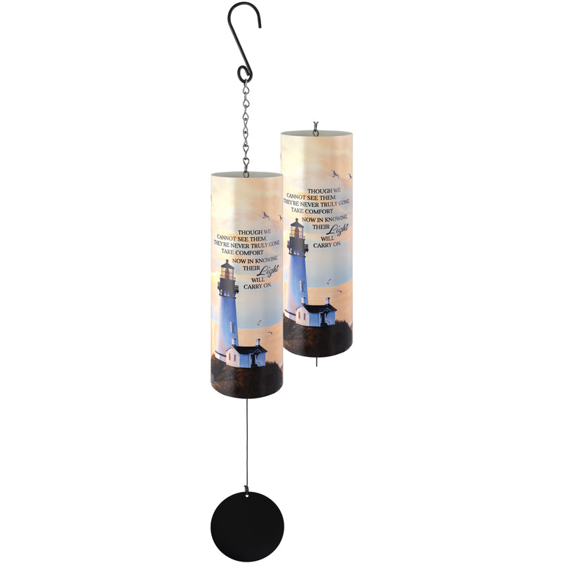 Wind Chime-36"Their Light Lighthouse Cylinder – The Remembrance Center