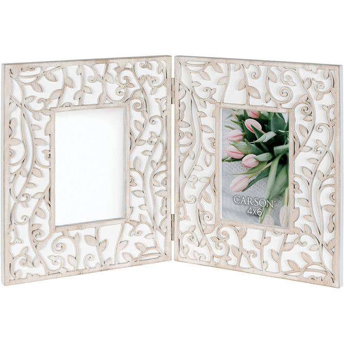Frames-Decorative Double Frame with Scroll Design – The Remembrance Center
