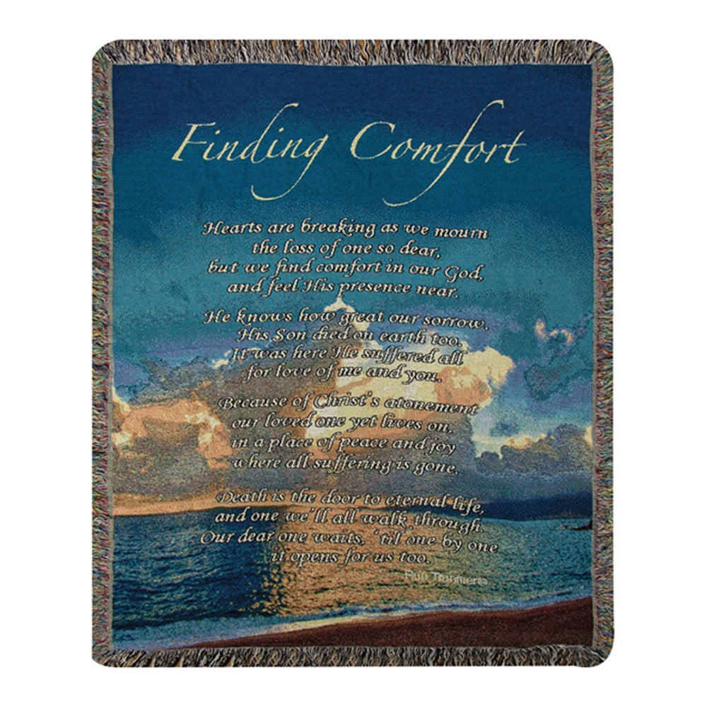 Inspirational throws-Finding Comfort – The Remembrance Center