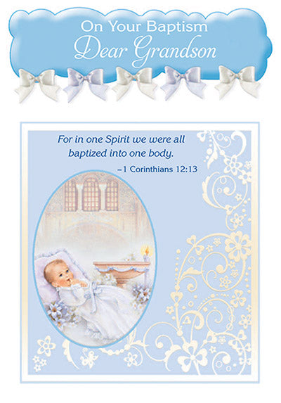 Greeting Cards - Grandson Baptism – The Remembrance Center