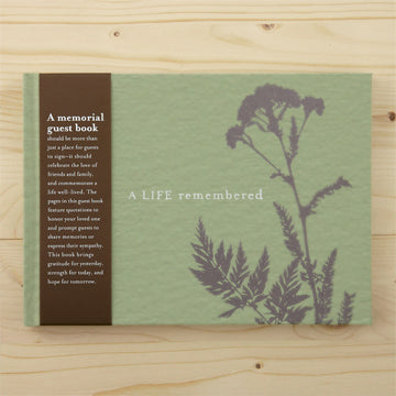 Memorial Guest Book - A Life Remembered – The Remembrance Center