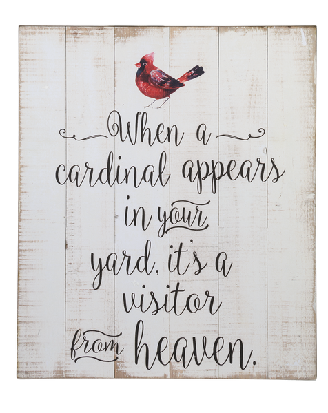 Cardinal Plaque Sympathy or Condolence Gift – The Remembrance Center