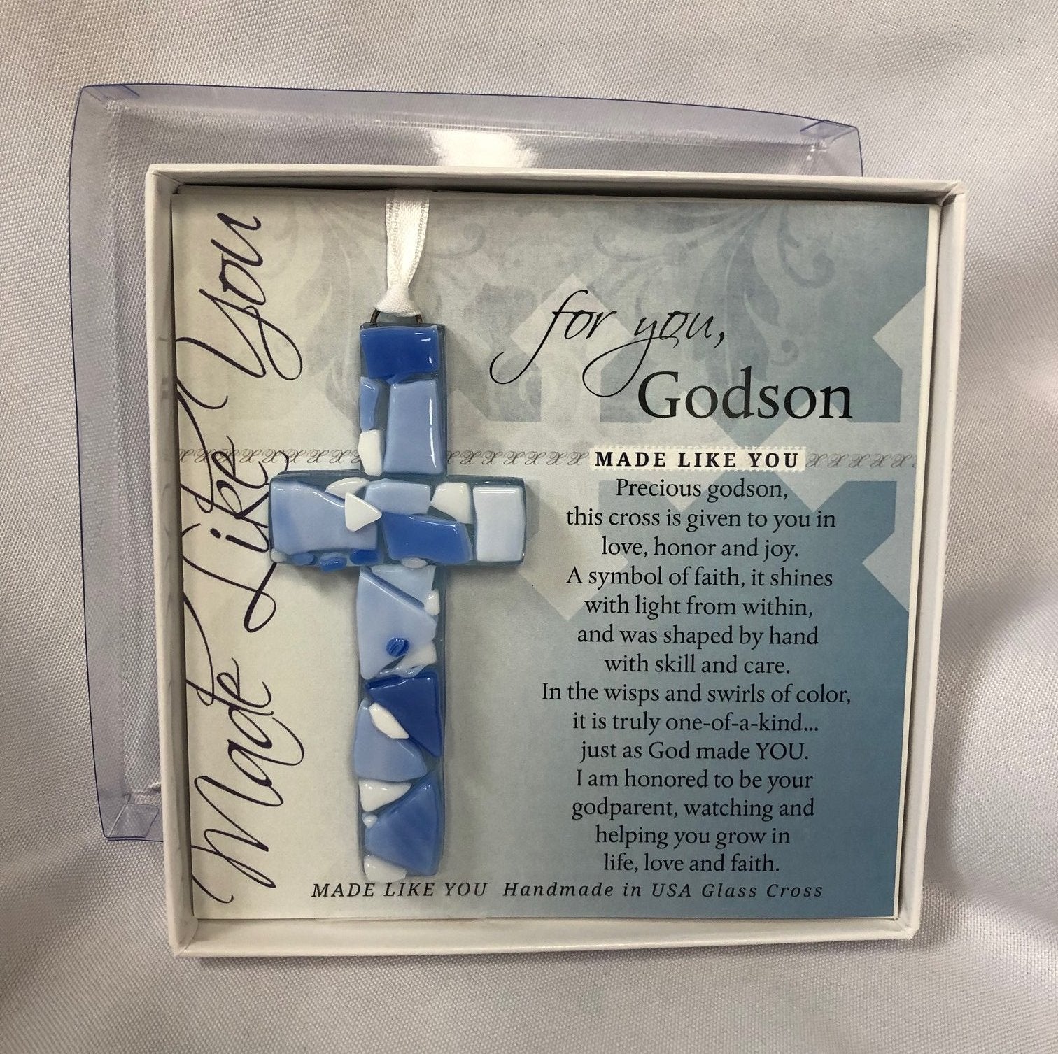 Religious Godparent Quotes Ornament ~ Godson Cross – The Remembrance